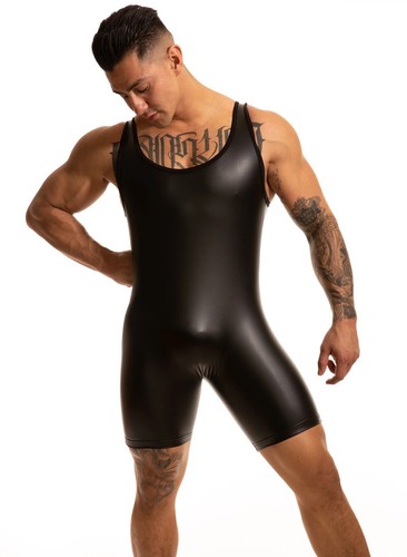 N2N Bodywear Men's Nylon Stretch 'Eagle' Singlet, Size L Black NWT | eBay