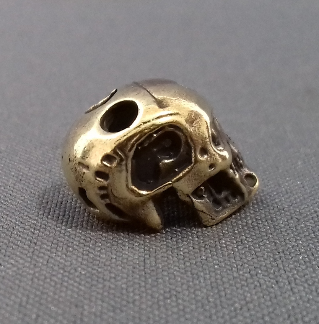 Terminator Bronze Bead Paracord Leather Lanyard Beads for Knife ...