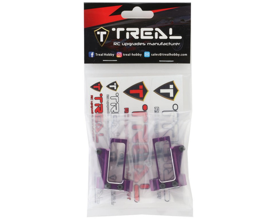 Treal Hobby Axial RBX10 Ryft Aluminum Front Shock Mounts (Purple) (2 ...