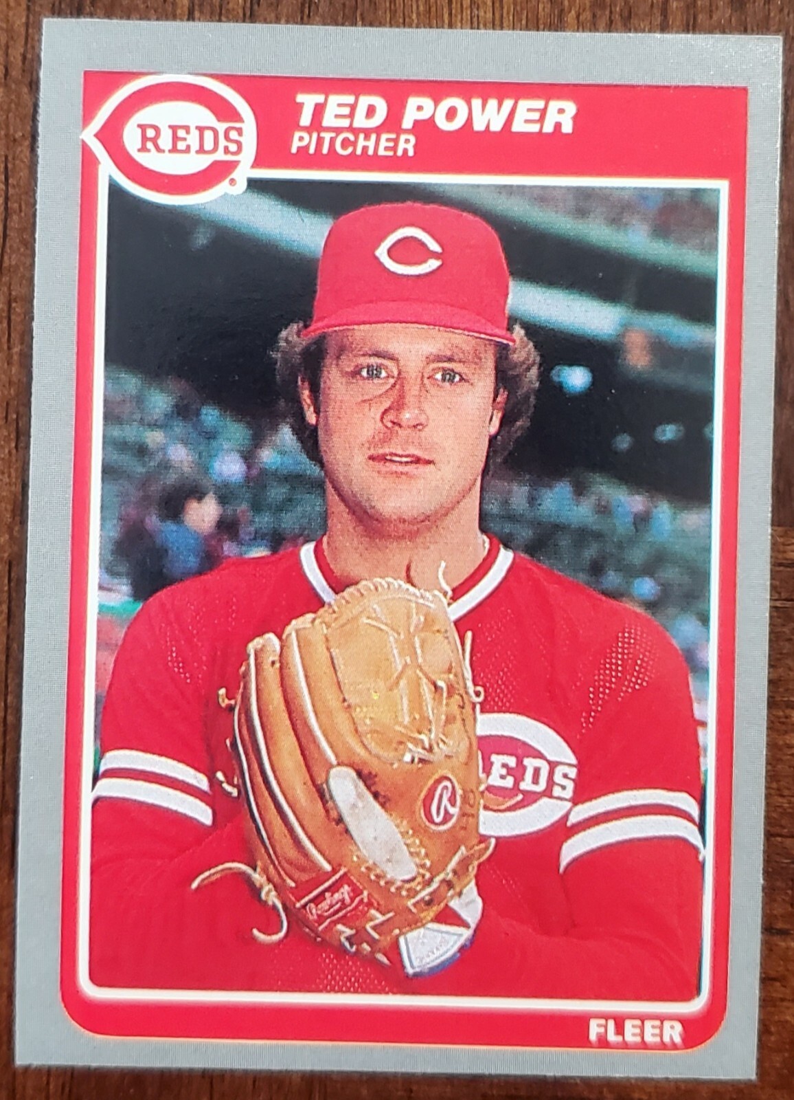 1985 FLEER TED POWER CINCINNATI REDS CARD #547 NM/MT | eBay