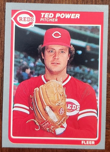 1985 FLEER TED POWER CINCINNATI REDS CARD #547 NM/MT | eBay
