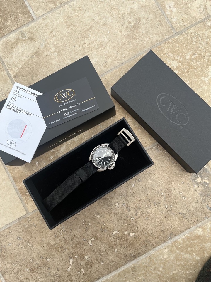 CWC TI300 quartz diver’s watch | eBay UK