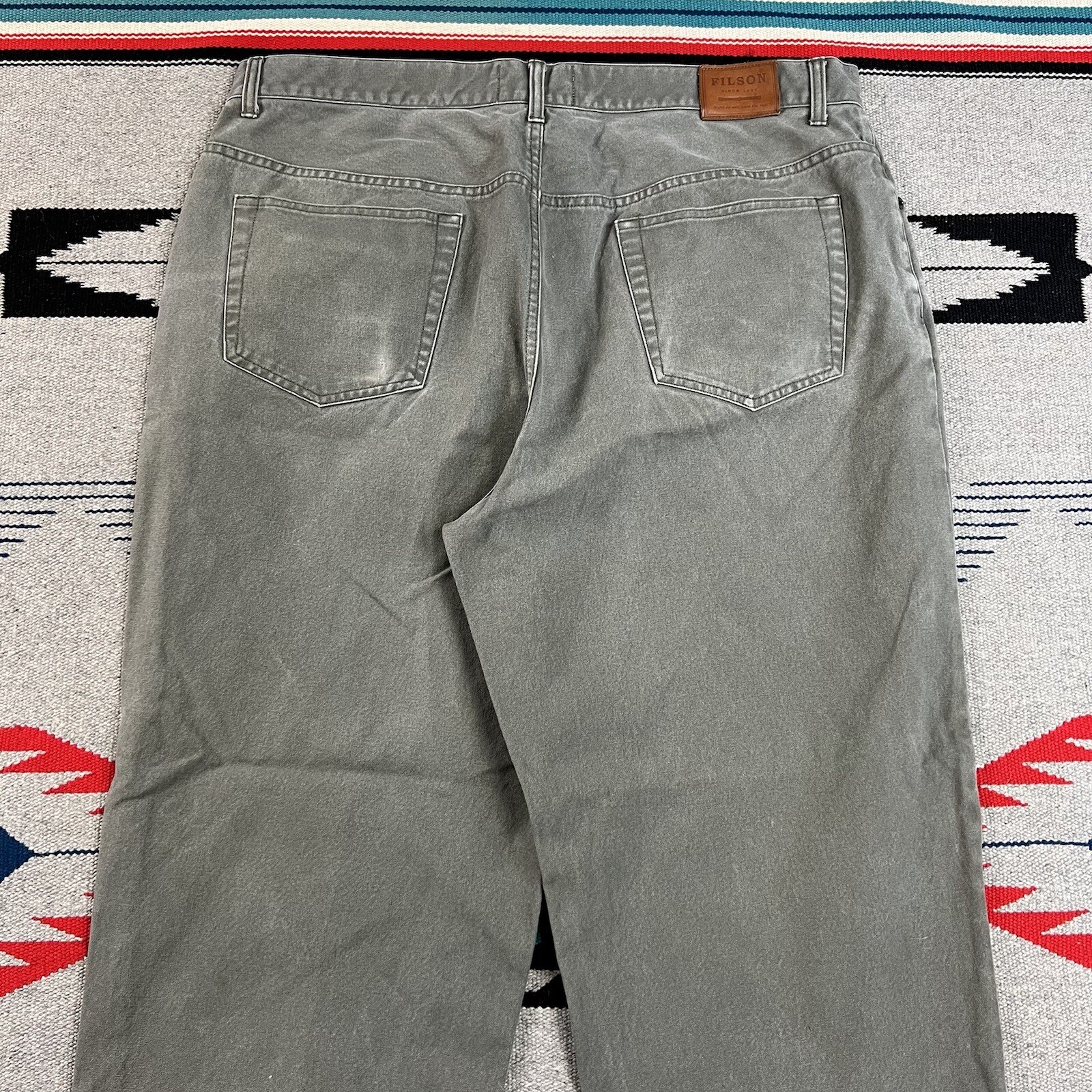 C.C. Filson Cotton Work Pant Pants Mens actual size 3… - Gem