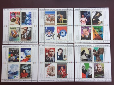 Canada Stamp Souvenir Sheets - 1999-2000 46-cent THE MILLENNIUM ...