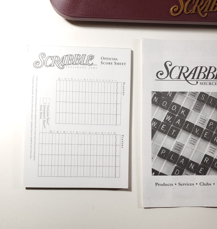 Scrabble Deluxe Turntable Edition Game 2001 Parker Brothers 100% ...