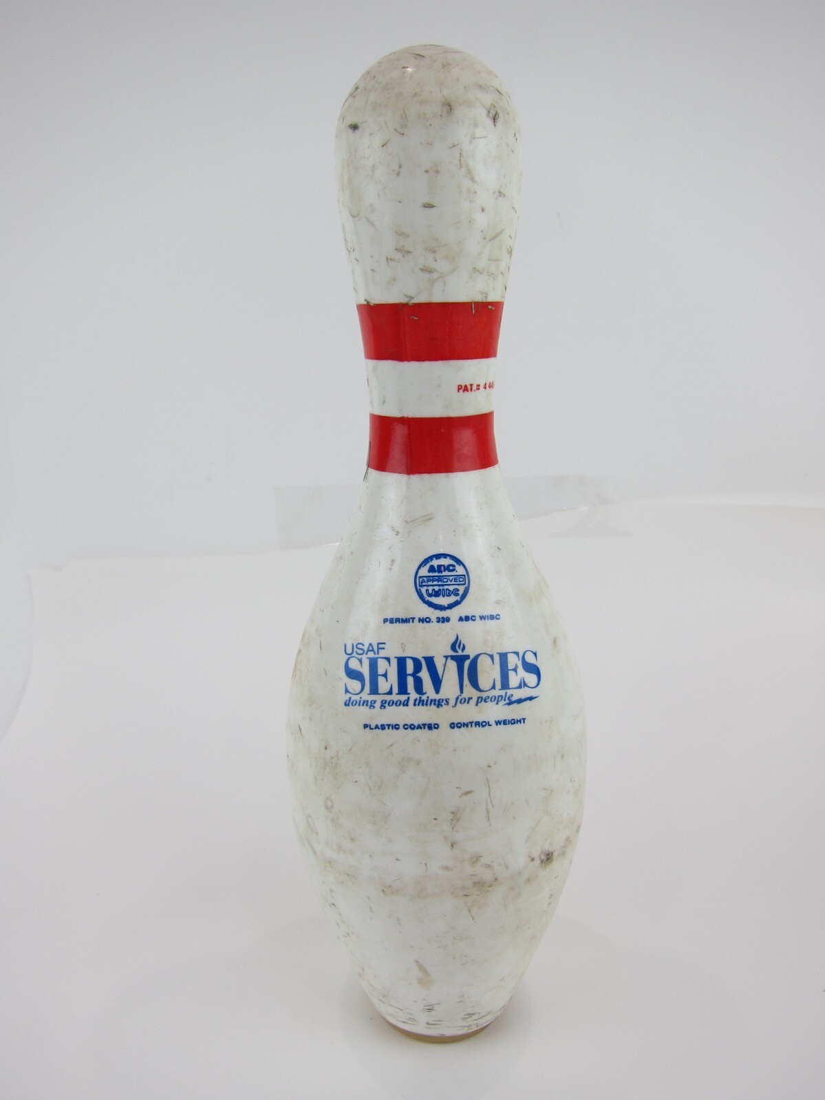 USAF Services Full Size Bowling Pin WIBC ABC Approved Military | eBay