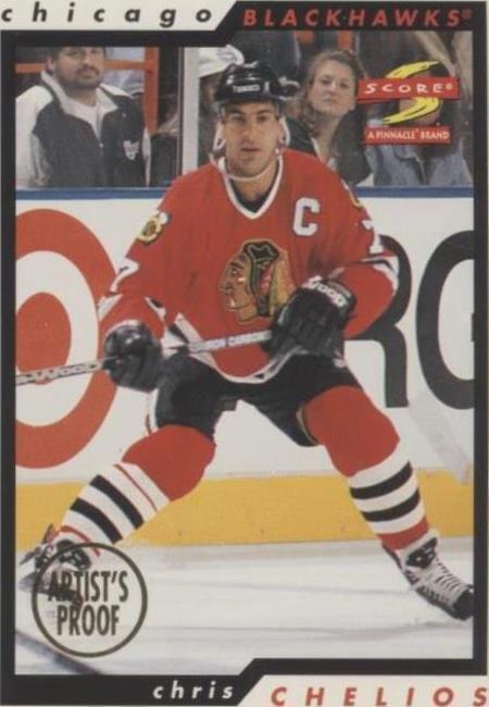 1996-97 Score - Chris Chelios #36 Artist's Proof for sale online | eBay