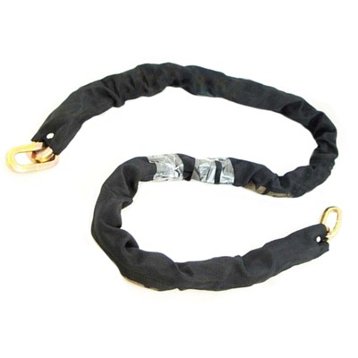 Heavy Duty 1.8m x 10mm Nylon Covered Chain for Bike, Motorbike Security ...