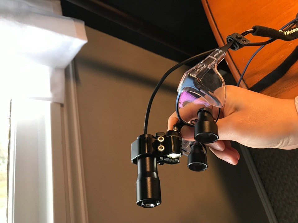 DENTAL LOUPE VIDEO CAMERA DENTIST HEAD RECORDER SYSTEM HD 1080P HEAD ...