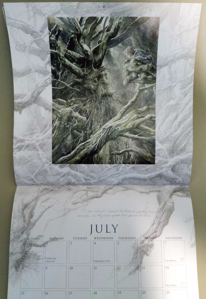 J.R.R.Tolkien Calendar 2007, The Hobbit, Alan Lee Art | eBay