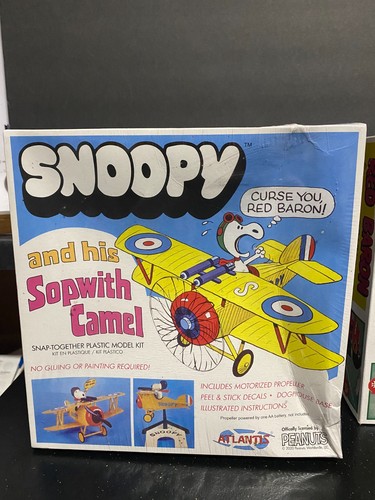 Snoopy and his Sopwith Camel Airplane Kit-Snap Together/Made from ...