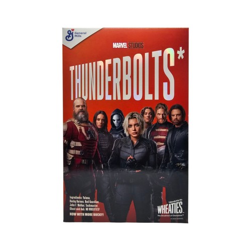 Marvel Studios Thunderbolts Collectable Cereal Box Limited 1000pcs ...