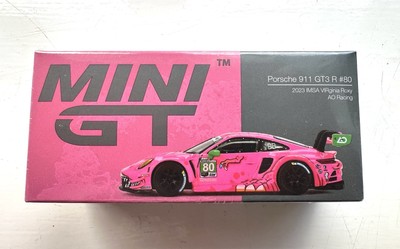 Mini GT 1/64 Porsche 911 GT3 R #80 AO Racing 2023 IMSA VIRginia Roxy ...