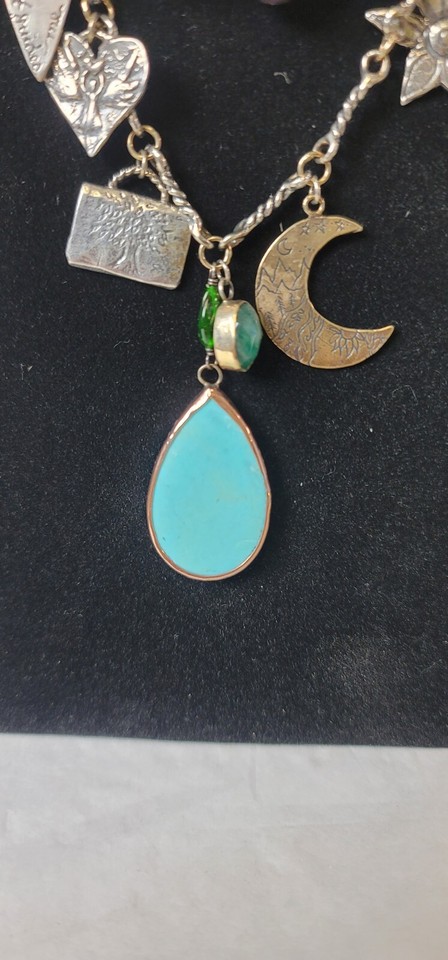 Sundance Artist Jes MaHarry 14k Sterling "Blessings Abound" 5 Strand ...