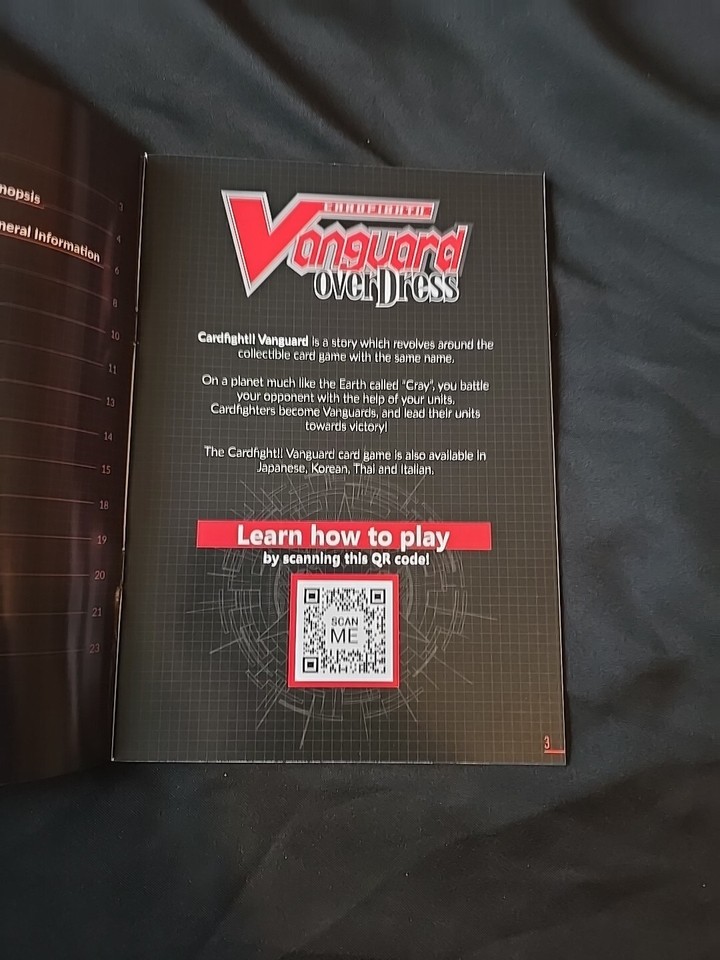 Cardfight Vanguard: Overdress Starter Promo Kit 3 Posters, 2 card sets ...