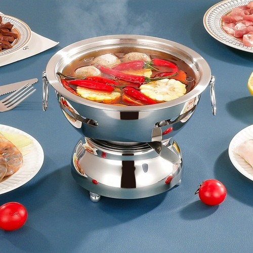 Portable Chinese Hot Pots Stainless Steel Cooking Pot Chafing Dish ...