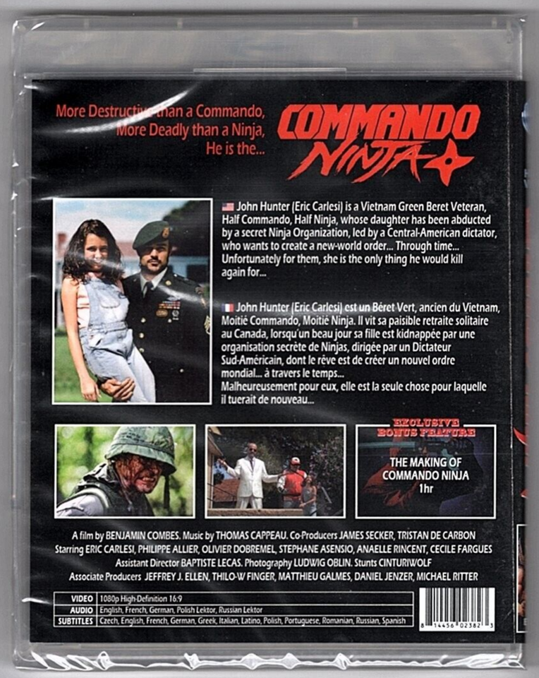 Benjamin Combes' Commando Ninja (Blu-ray, 2018) Eric Carlesi, Philippe Allier | eBay