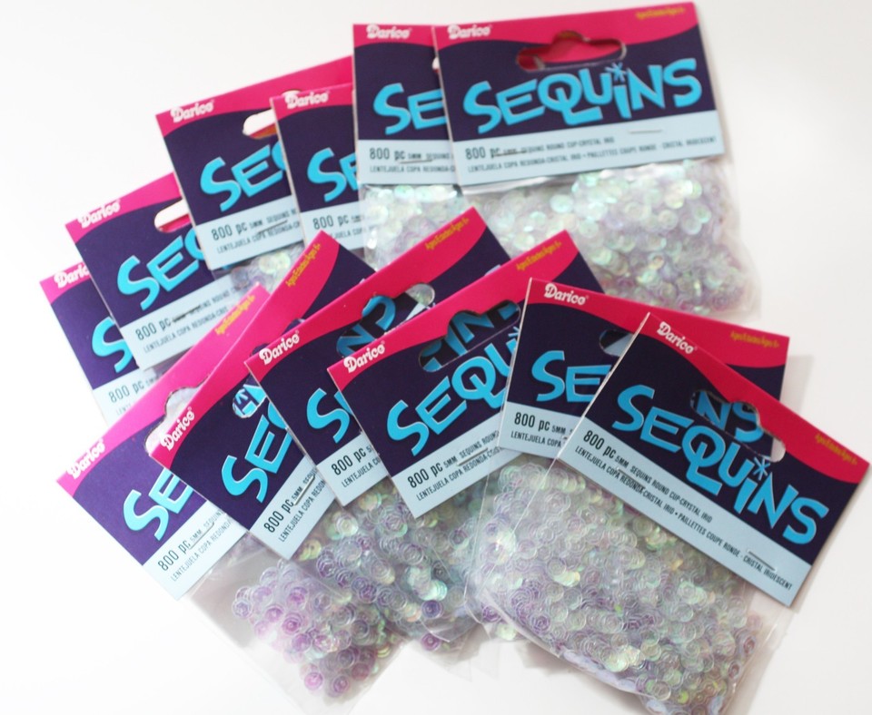 5mm Cup Sequins Wholesale Bulk Lot - 12 packs - 800 sequins per pk | eBay