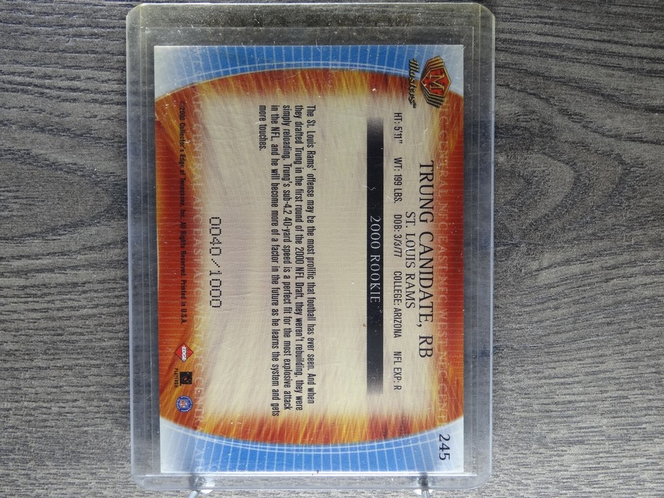 2000 Collector's Edge Masters HoloSilver #245 Trung Canidate /1000 | eBay