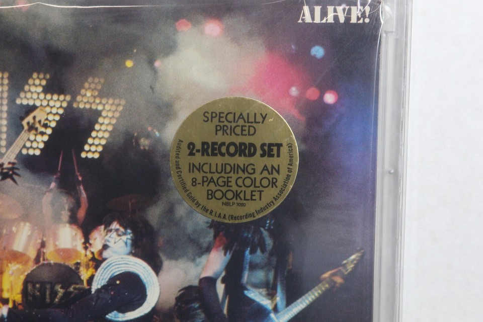VMG Graded 6.0 Kiss Alive Sealed Record with 2" Gold Hype Sticker | eBay
