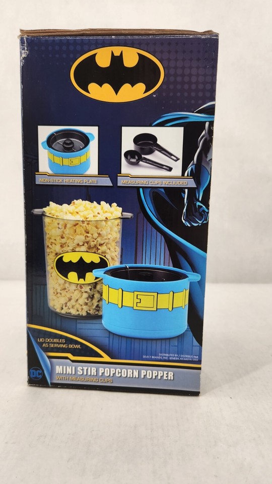 NIB DC Comics Batman Mini Stir Popcorn Maker Popper | eBay