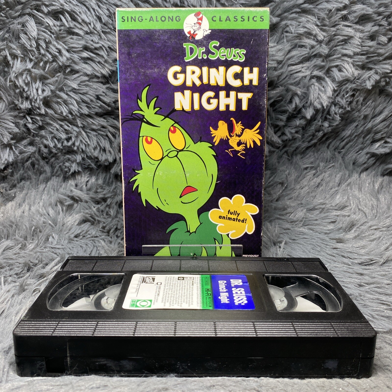 Dr. Seuss Grinch Night Animated Sing-A-Long Classics VHS Tape 1996 ...