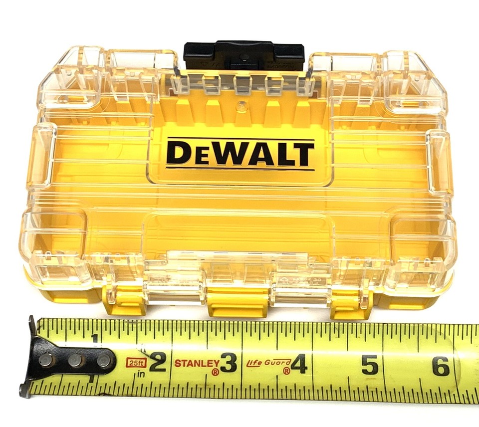 DEWALT Tough Case Bit Tip Storage Organizer STACKABLE INTERLOCKING ...