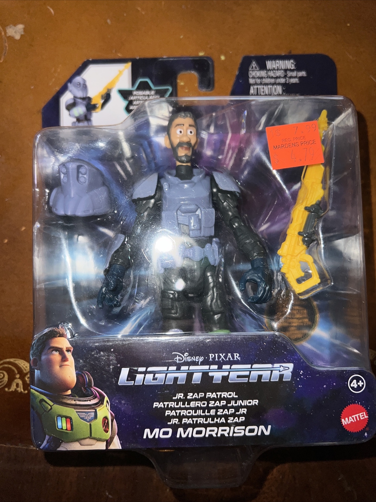 Mattel Disney Pixar's Lightyear Mo Morrison Articulated Figure Jr Zap ...