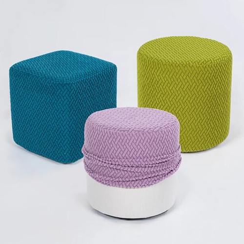 Stool Cover Dust-proof Elastic Square/Round Footstool Protector Cover ...
