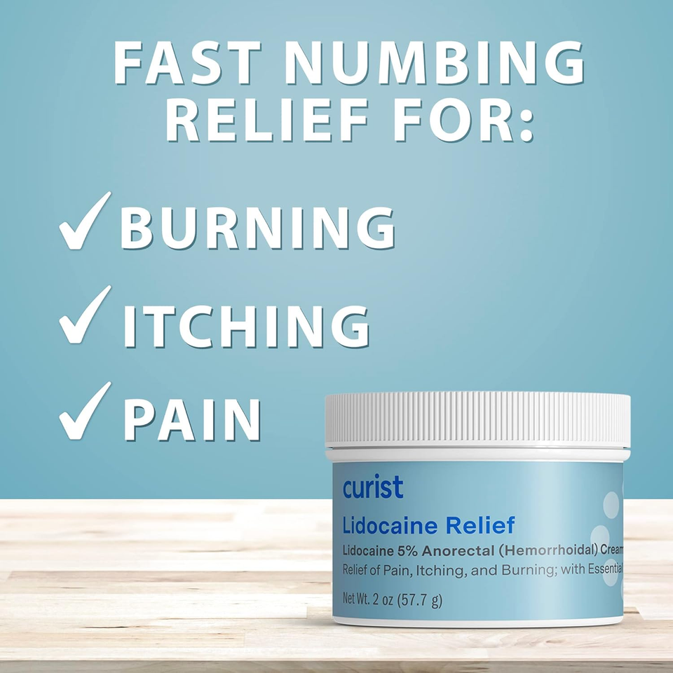 5% Lidocaine Cream Topical Pain Relief - Numb Quickly & Effectively ...
