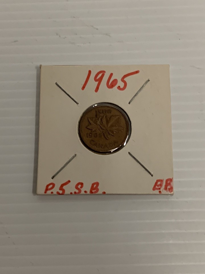 1965 “P5SB” Canadian Penny Error Coin - Extremely Rare, Fine Grade | eBay