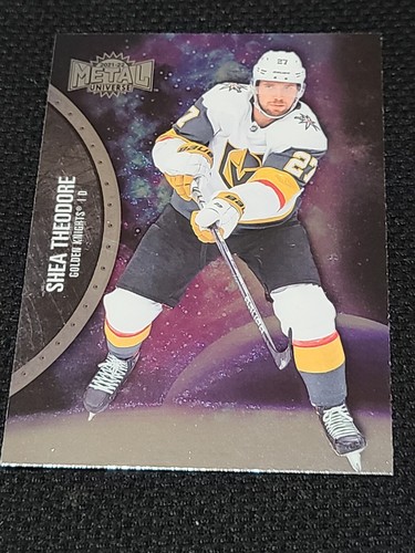 SHEA THEODORE 2021-22 METAL UNIVERSE BASE CARD #54 GOLDEN KNIGHTS | eBay