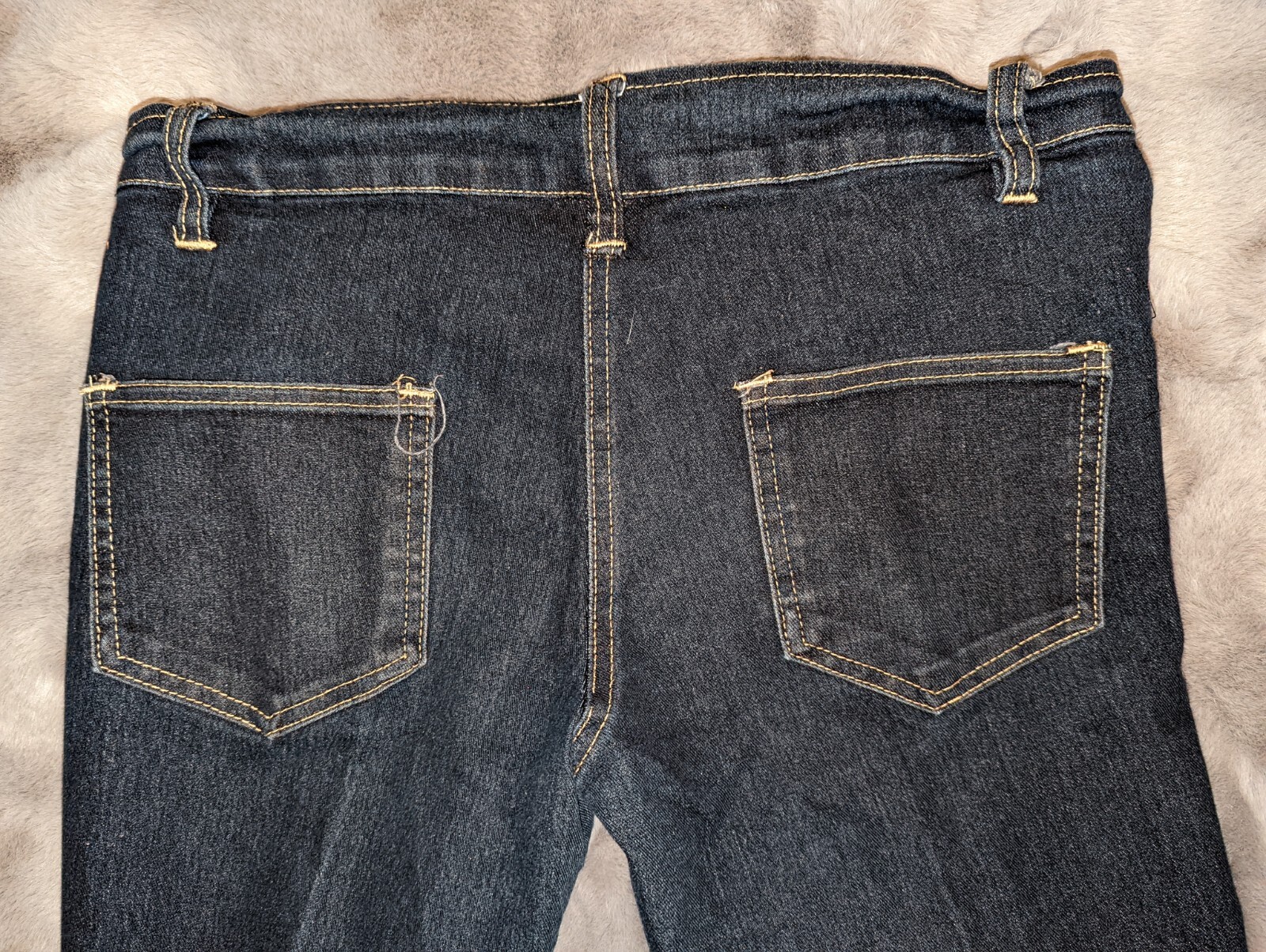 Vintage &Hard To Find Ladies Gold Flava Blue Jeans Size 8/27 FREE ...