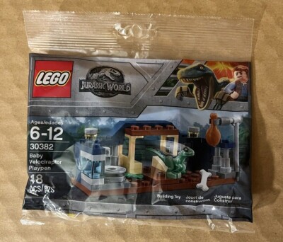 LEGO 30382 Jurassic World Fallen Kingdom Baby Velociraptor Playpen ...