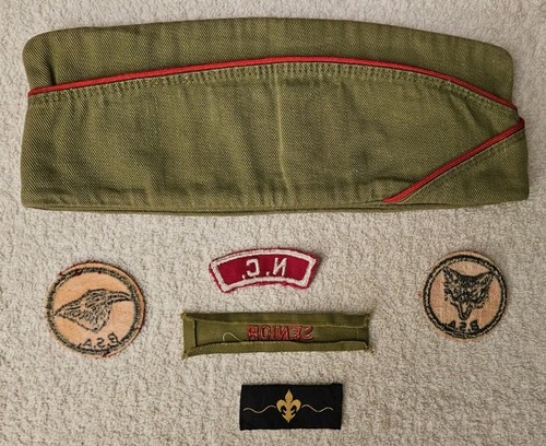 BSA Boy Scout Of America Garrison Hat & Fox, Raven, Senior, N.C., SPL ...