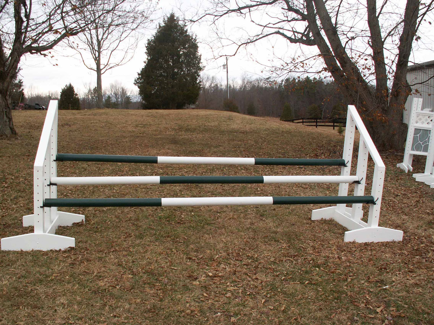 Horse Jumps Triple Bar Standards 5ft - Horse Tack #203 | eBay