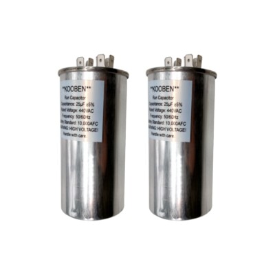 2 pcs 25uF 440VAC 50/60Hz Motor Run Capacitor Round | eBay