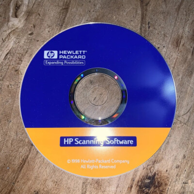 HP Scanning Scanner Software 1998 CD Disc Driver PrecisionScan Software ...