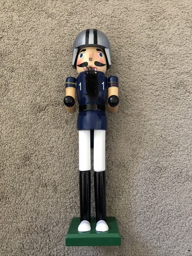 Football Player 15 Inch Traditional Wooden Nutcracker, Festive ...