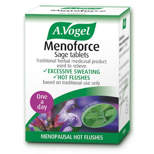 A.Vogel Menoforce® Sage Herb - 30 Tablets - for menopausal flushes ...
