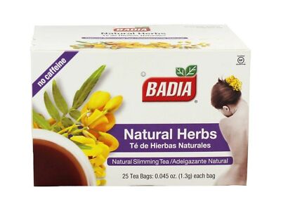 Badia Natural Herb Individual Tea Bags Slimming Lose Weight Daily Drink ...