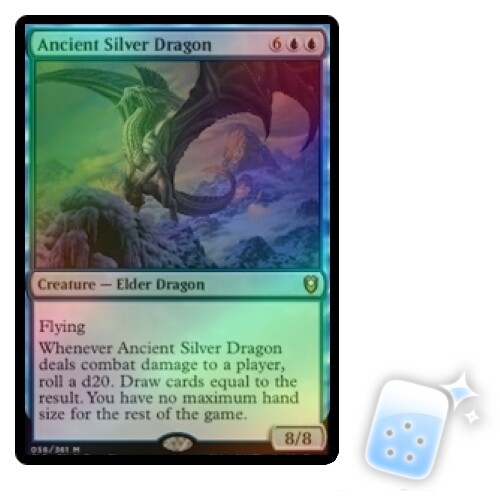 MTG Ancient Silver Dragon Commander Legends: Battle for Baldur's Gate ...