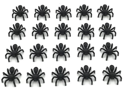 LEGO 20 NEW BLACK SPIDER WITH ELONGATED ABDOMEN TARANTULA PARTS | eBay