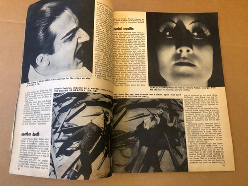 Famous MONSTERS of Filmland Magazine June 1963 vtg horror zine Son of ...