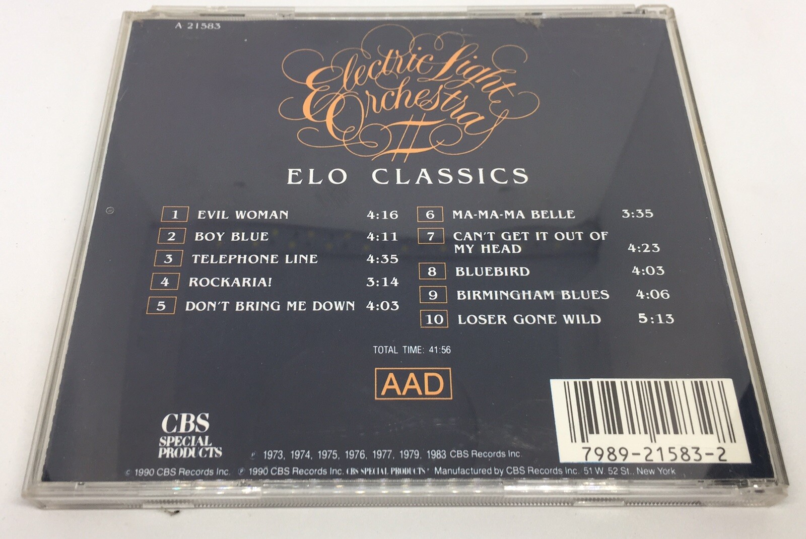 ELO Electric Light Orchestra ELO Classics CD AAD CBS 1990 A 21583 | eBay