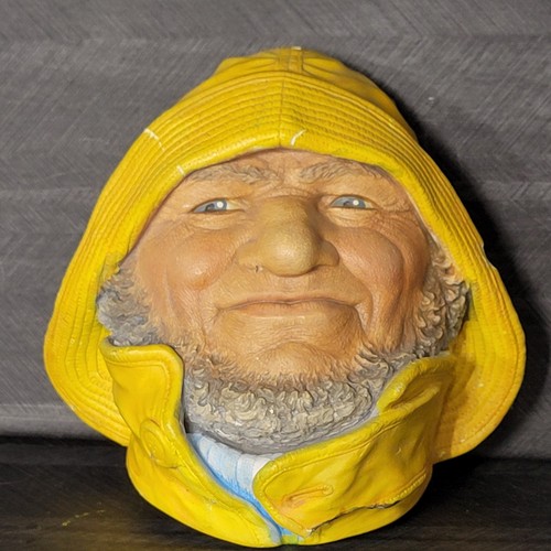 Legend Products 1984 'Helmsman' 6" Chalkware Head Wall Hanging Sailor ...
