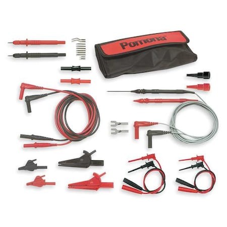 Pomona Electronics 5677B Deluxe Multi-Use Dmm Maxi-Kit, Right Angle ...