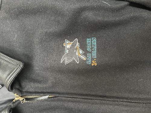 Vintage San Jose Sharks Wool Jacket Men's XL Quilted Lined NHL 90s | eBay