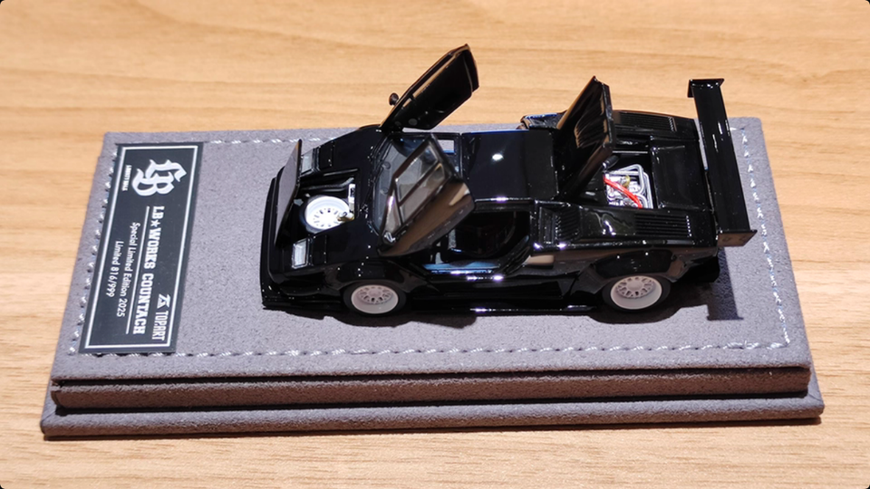 TopArt 1:64 Liberty Walk Countach Contash 41# alloy car model ornaments ...