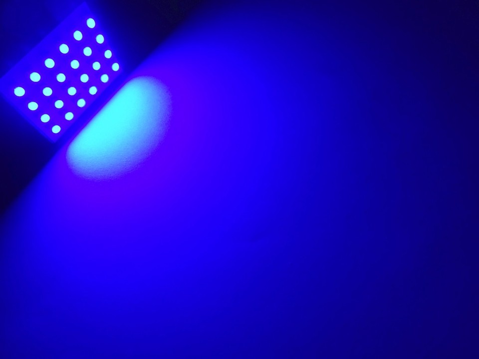 1x Super Bright Blue 24 LED Panel Light for Dome, Map, Cargo, Trunk ...